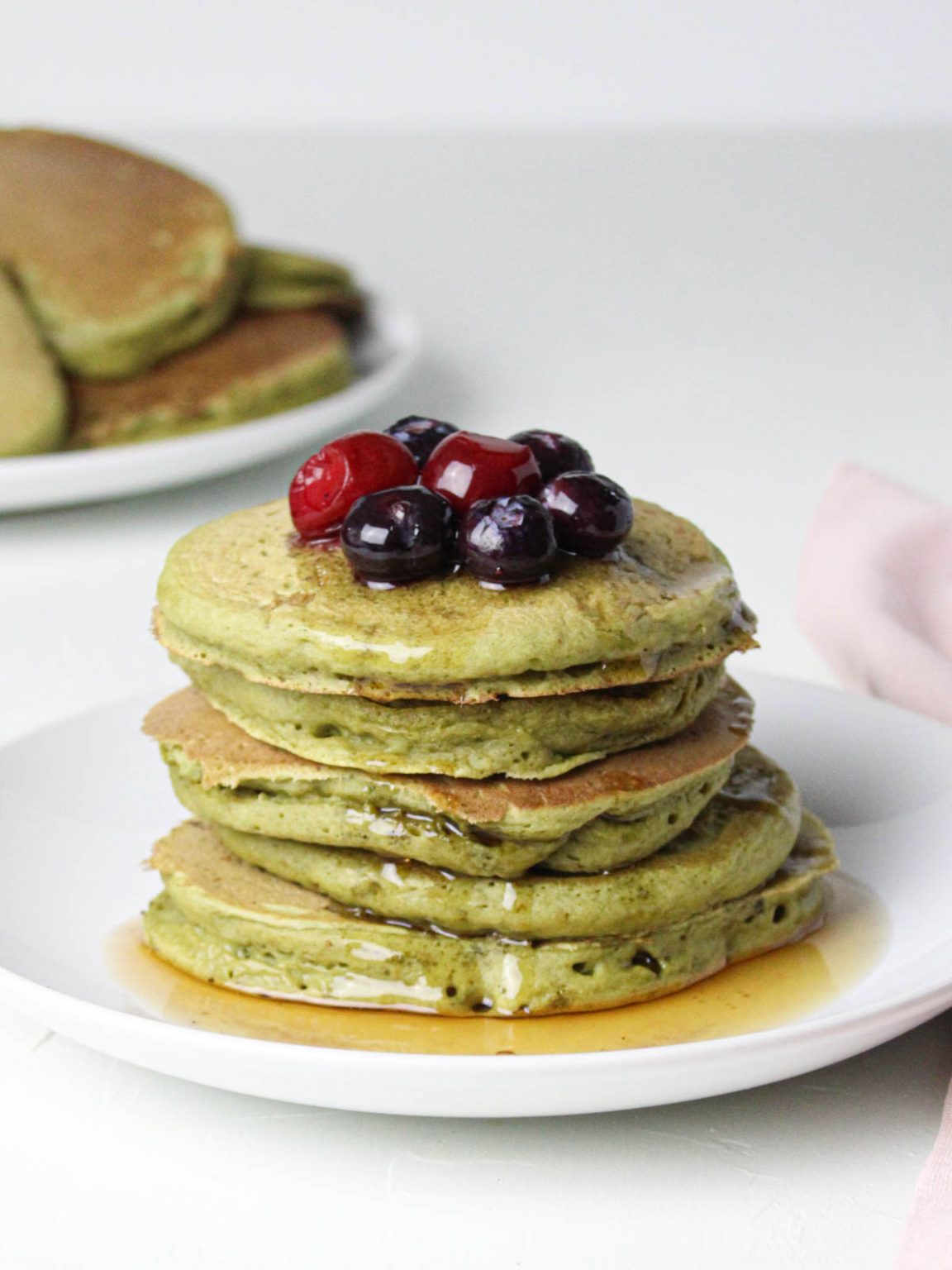 Quick And Easy Vegan Matcha Pancakes - Hassle Free Vegan Baking
