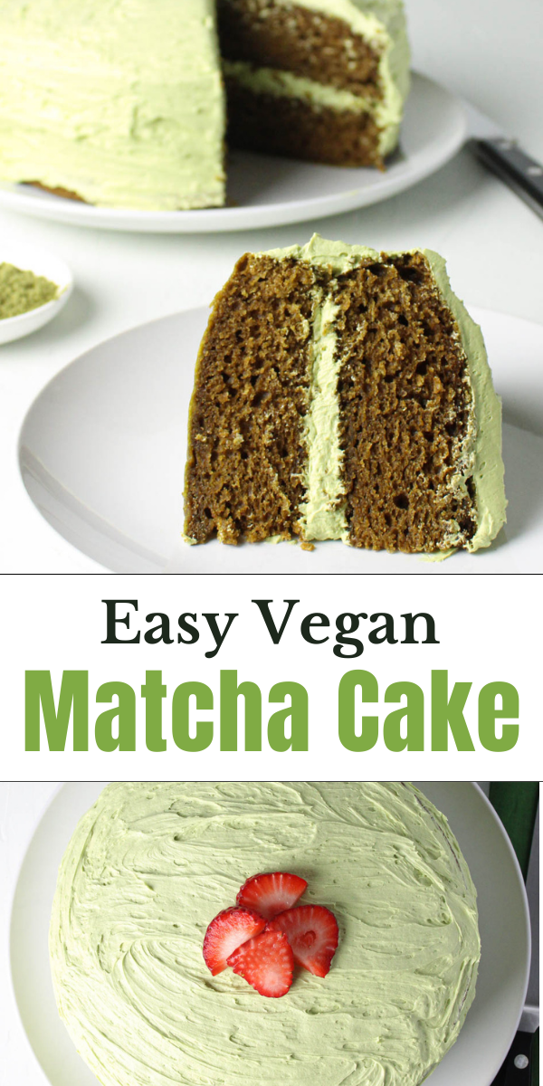 Easy Vegan Matcha Cake With Frosting - Hassle Free Vegan Baking