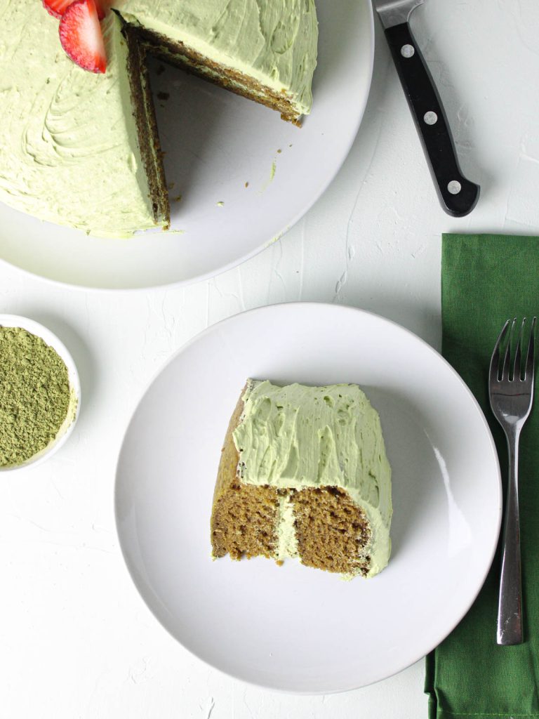 Easy Vegan Matcha Cake With Frosting - Hassle Free Vegan Baking