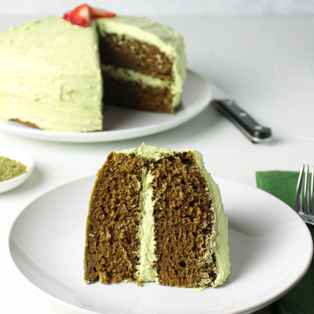 Easy Vegan Matcha Cake With Frosting - Hassle Free Vegan