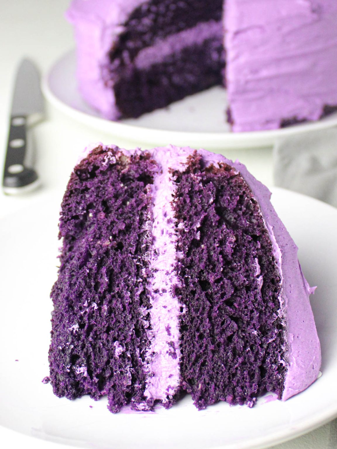 Vegan Ube Cake (Filipino Purple Yam Cake) - Hassle Free Vegan Baking